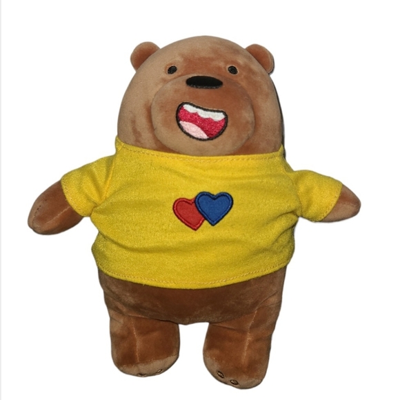 Miniso | Toys | Nwt Miniso Cartoon Network We Bare Bears Brown Grizzly ...